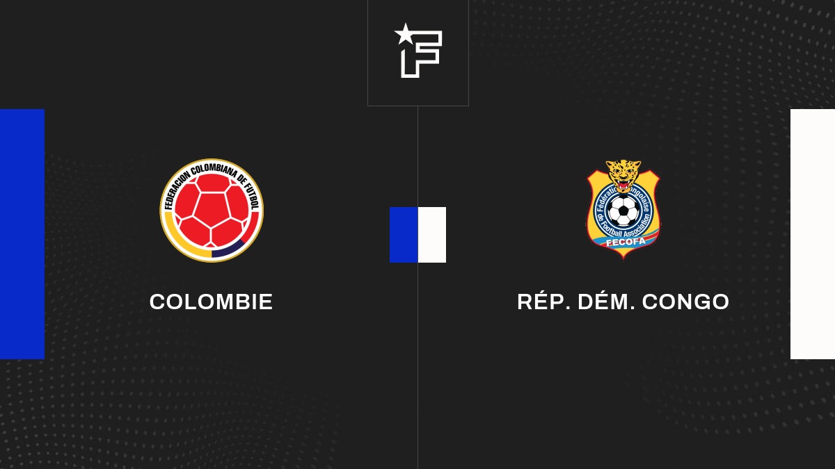 Live Colombie - Rép. Dém. Congo la 2e journée de Coupe du Monde 2026 ...