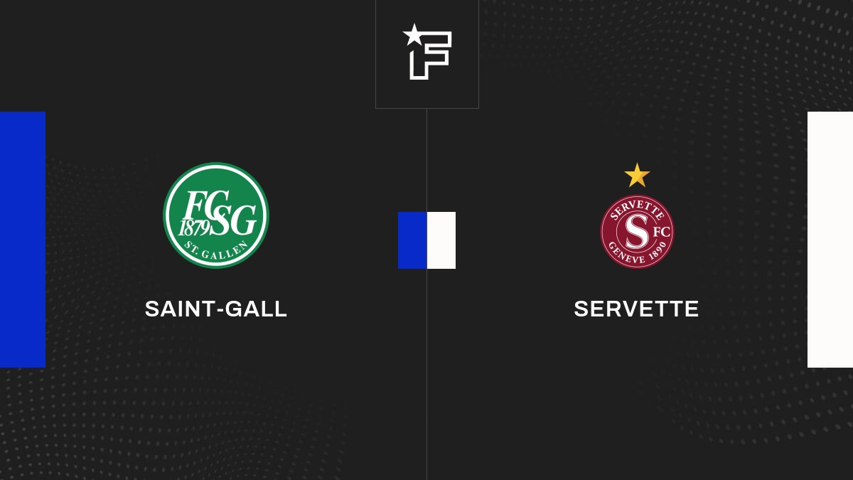 Résultat Saint-Gall - Servette (1-1) la 35e journée de Super League ...