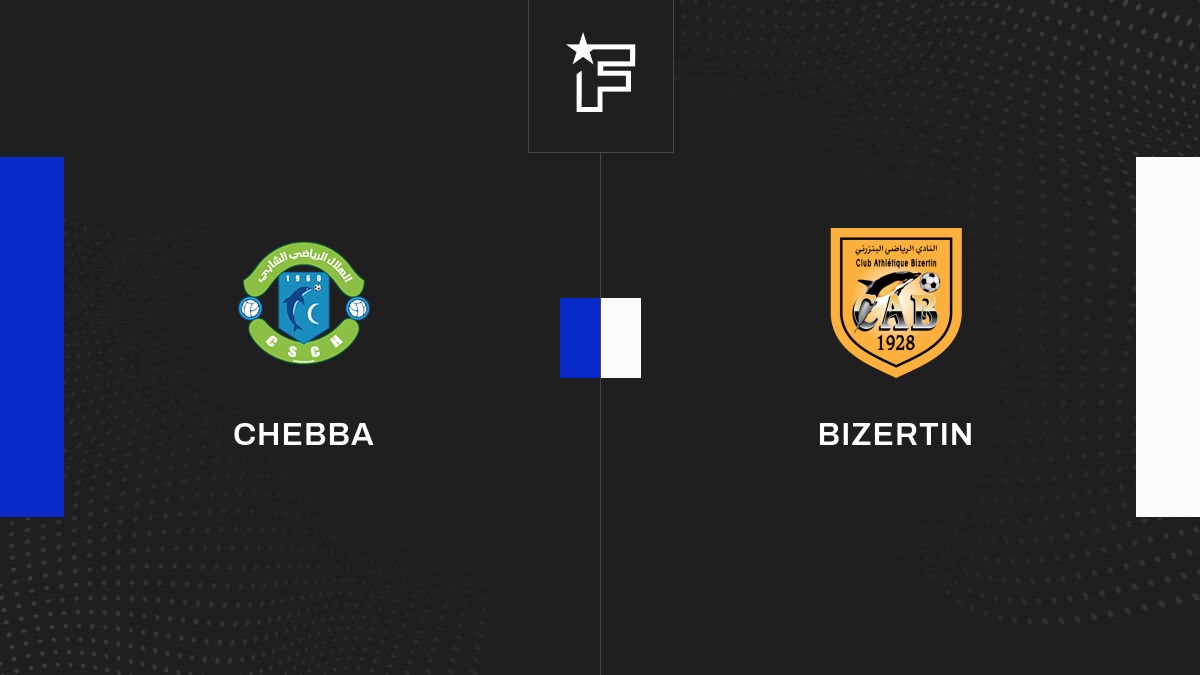 Résultat Chebba - Bizertin (3-0) la 1re journée de Ligue I Pro (Tunisie ...