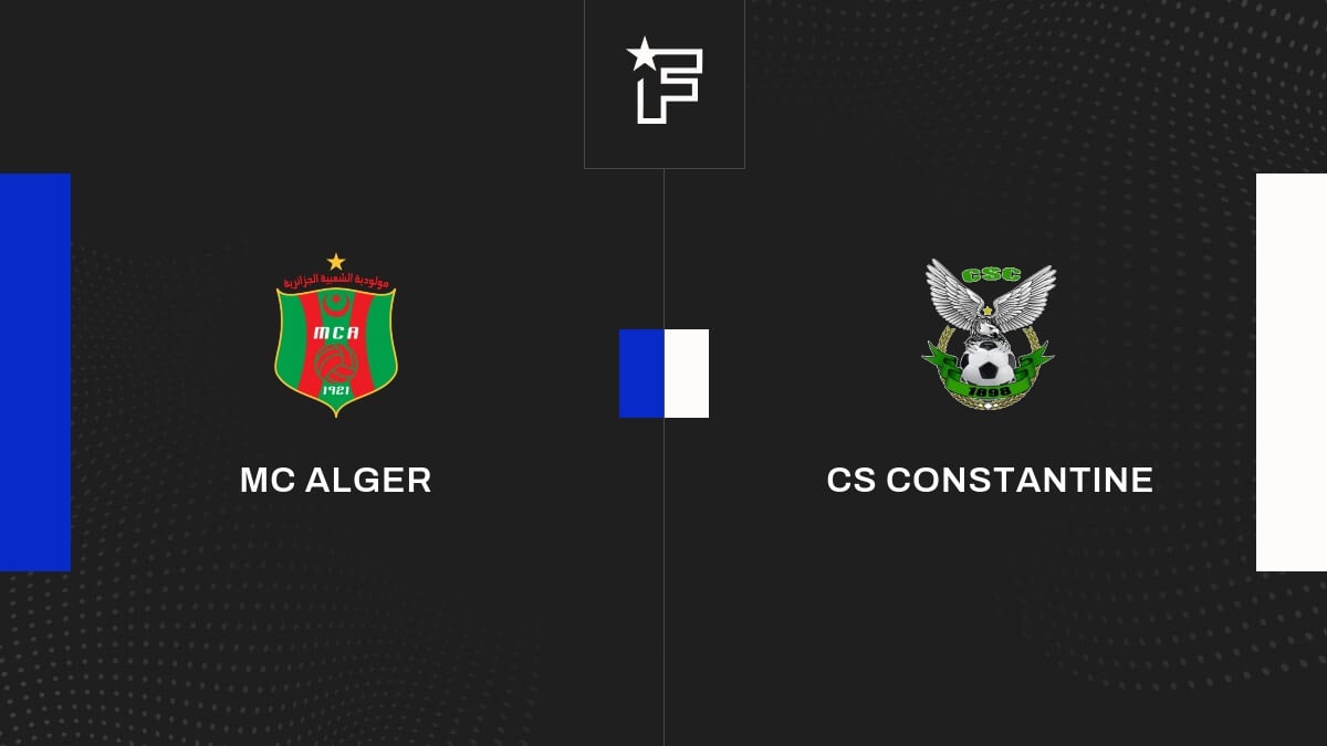 Résultat MC Alger - CS Constantine (1-0) la 12e journée de Ligue 1 ...