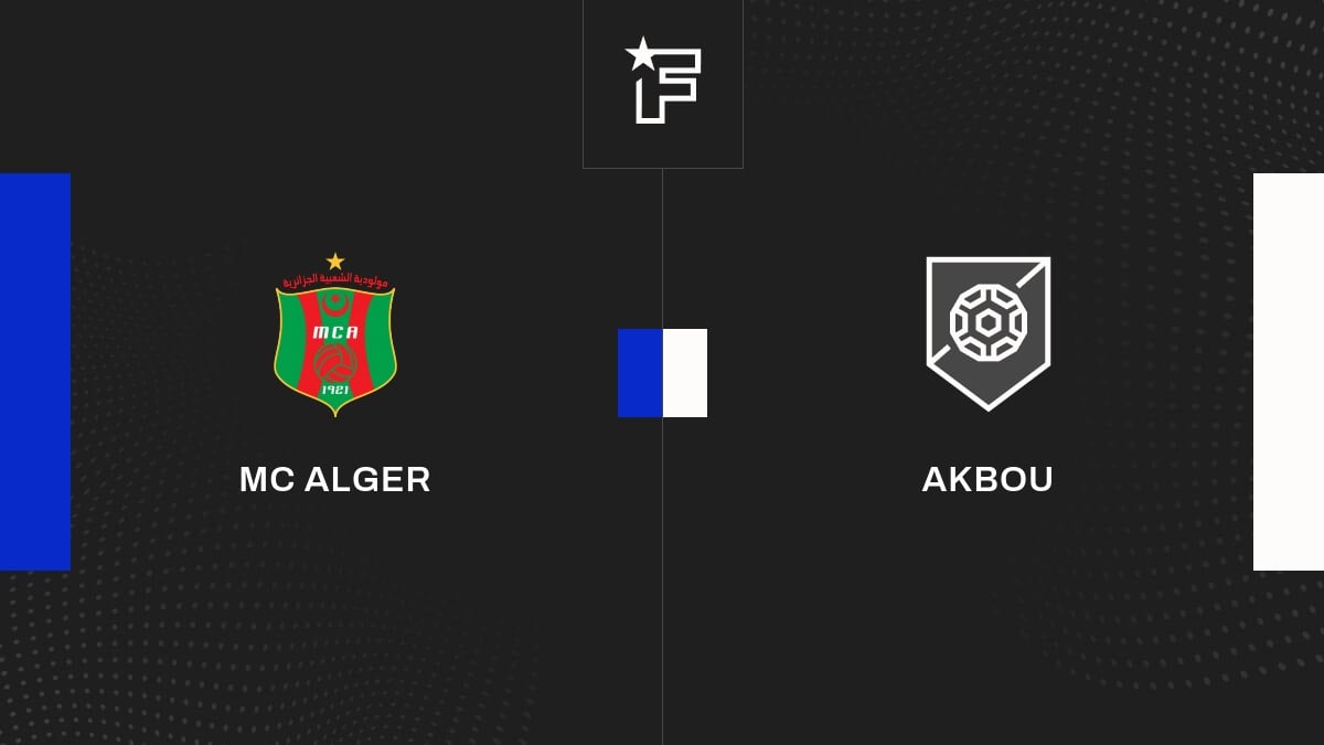 Résultat MC Alger - Akbou (2-1) la 19e journée de Ligue 1 (Algérie ...
