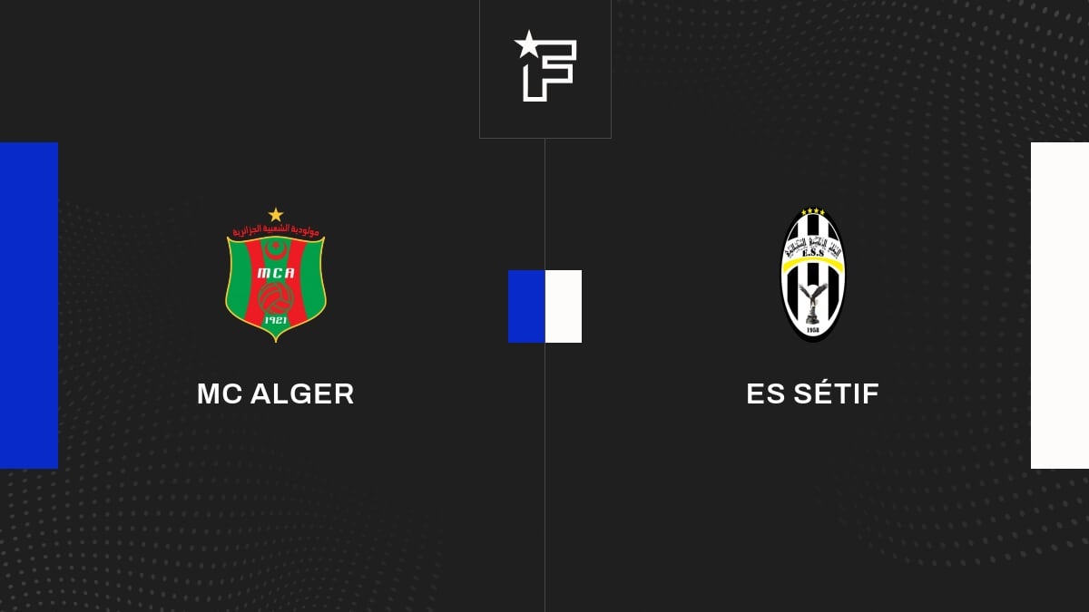 Résultat MC Alger - ES Sétif (2-0) la 14e journée de Ligue 1 (Algérie ...