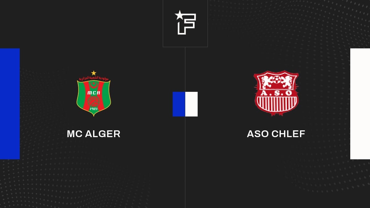 Live MC Alger - ASO Chlef la 30e journée de Ligue 1 (Algérie) 2025/2026 ...