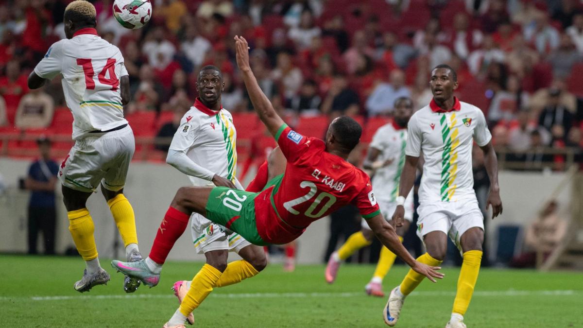CAN : l’incroyable retourné acrobatique d’Ayoub El Kaabi face aux Comores
