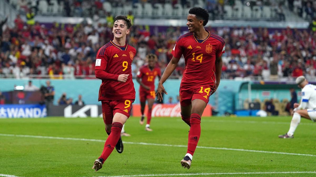 Espagne : Gavi devient le plus jeune buteur d'une Coupe du Monde depuis ...