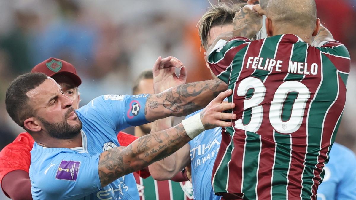 Man City - Fluminense : Kyle Walker et Felipe Melo en sont venus aux mains après la rencontre