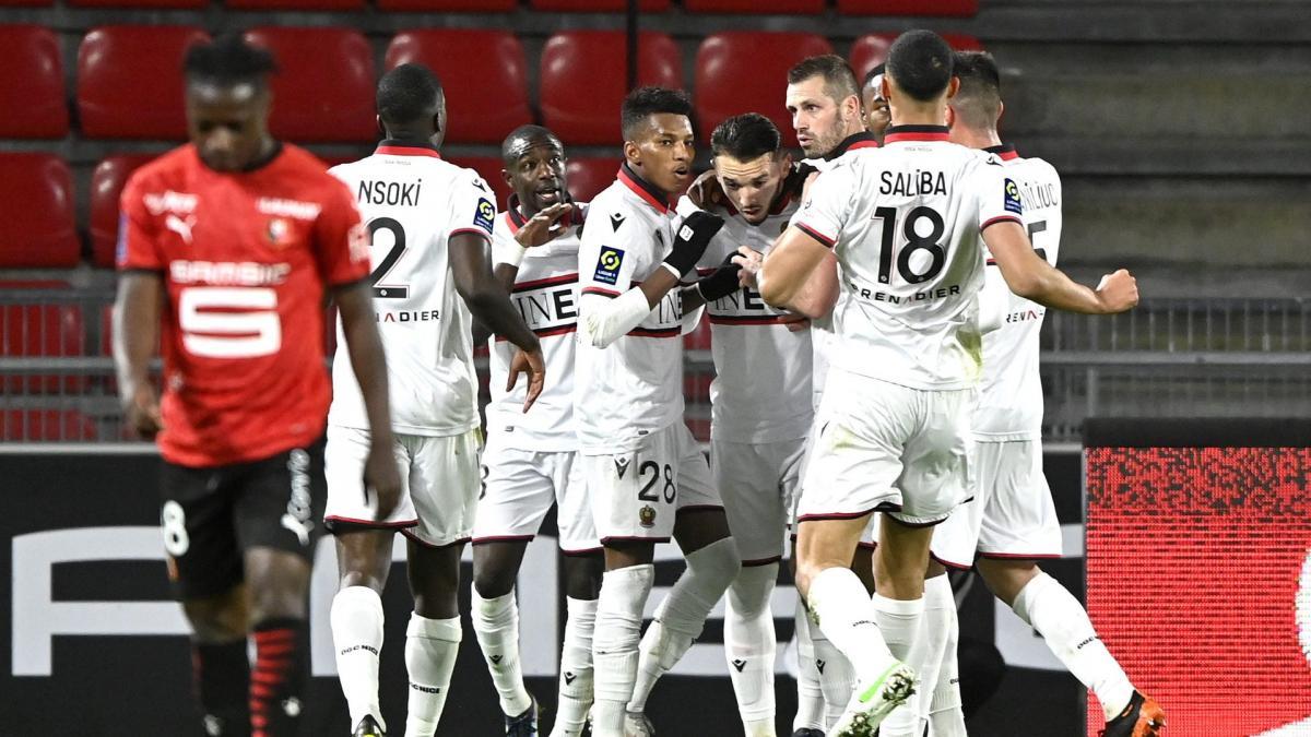 Ligue 1 : l’OGC Nice se donne de l’air en allant gagner à Rennes