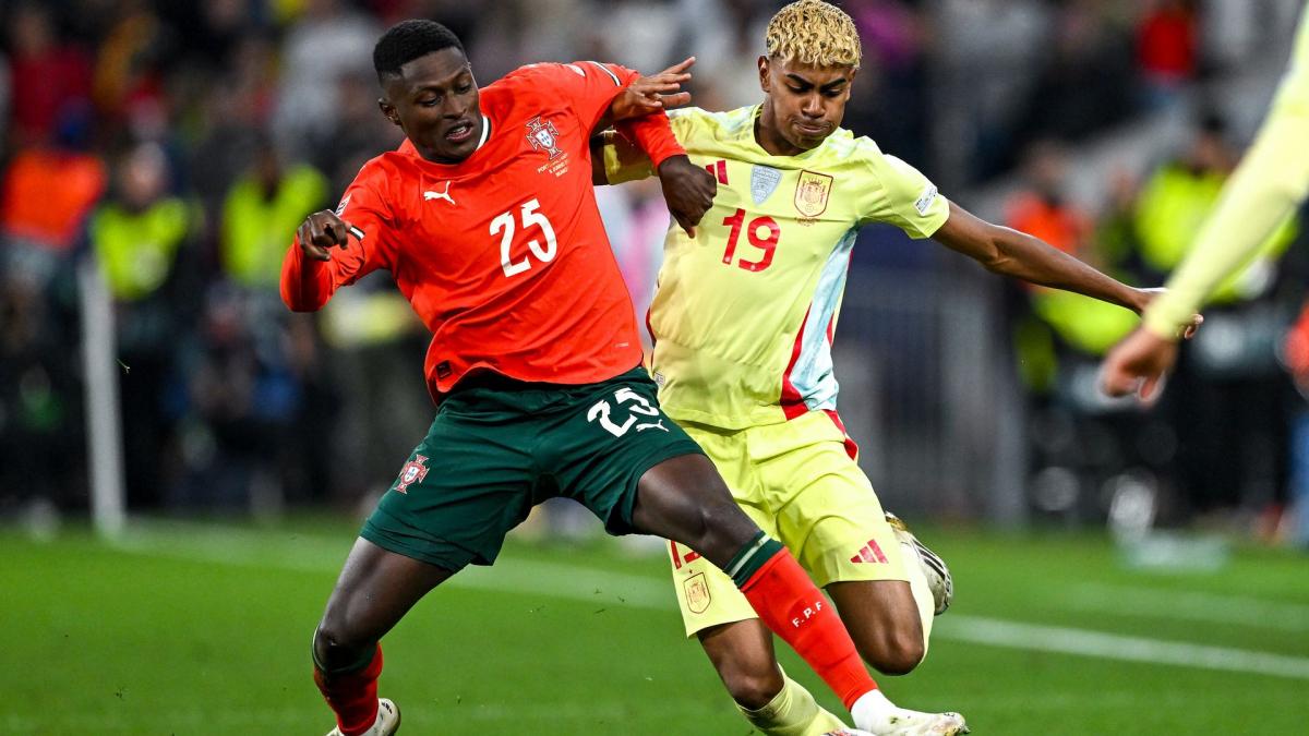 Ligue des Nations : Nuno Mendes a martyrisé Lamine Yamal