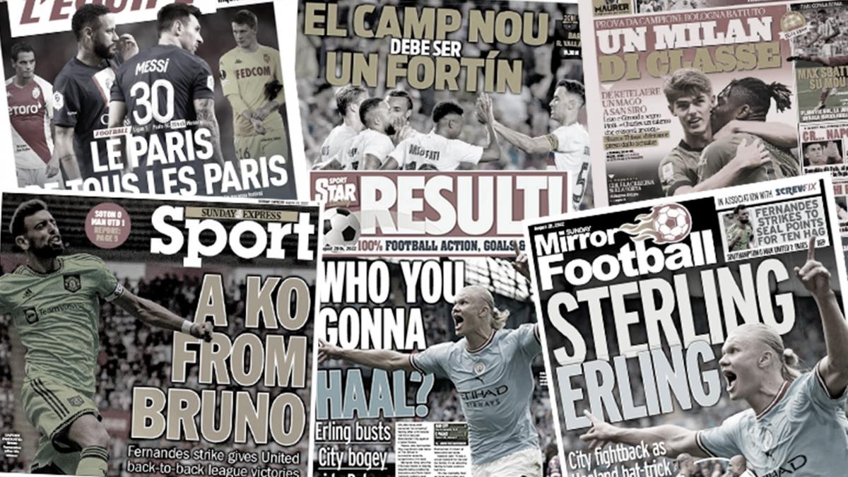 Le triplé d’Erling Haaland enflamme l'Europe, Manchester United a ...