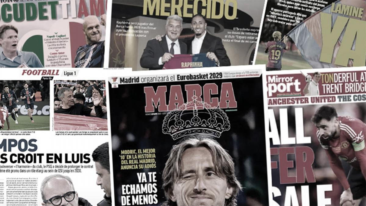 L’Espagne rend un vibrant hommage à Luka Modric, le geste fort de Luis ...