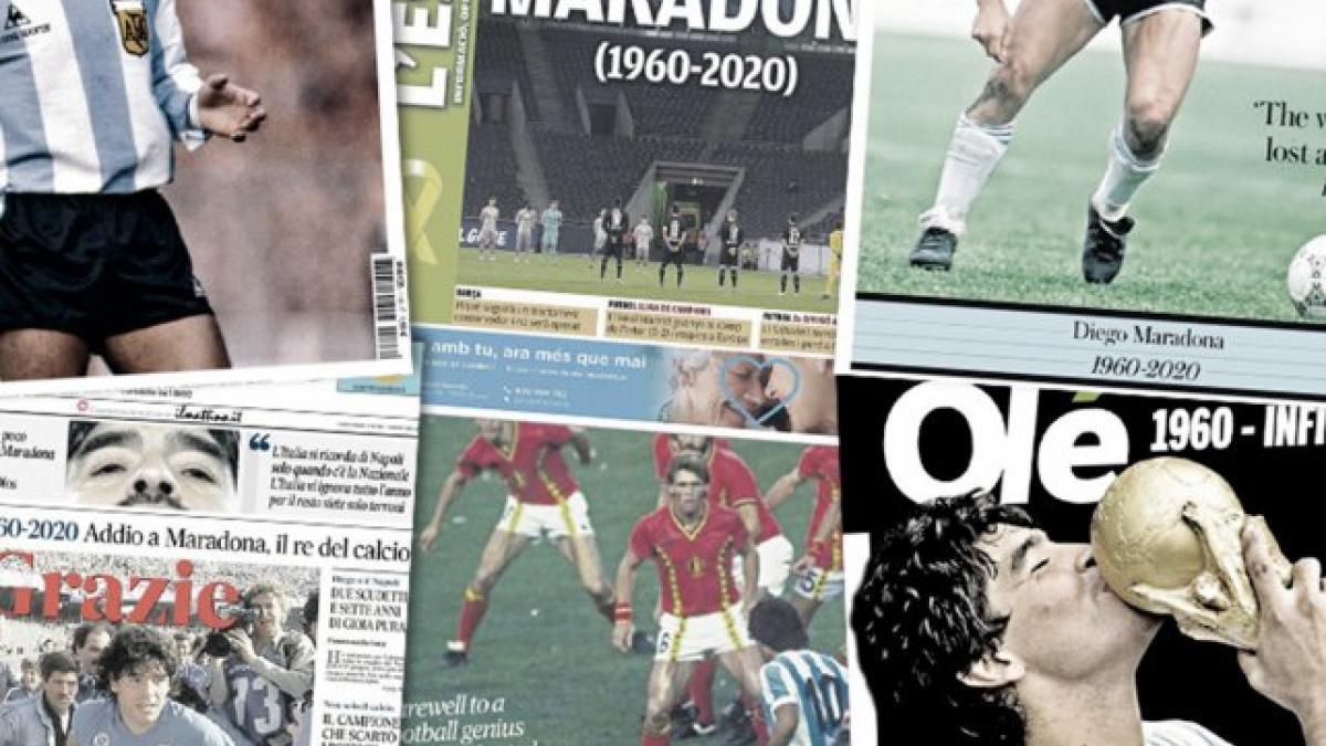 La presse mondiale rend un magnifique hommage au "Dieu" du football ...