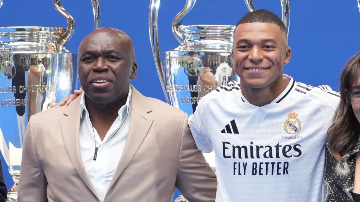 Wilfrid Mbappé en tribunes pour PSG - Inter Miami à Atlanta